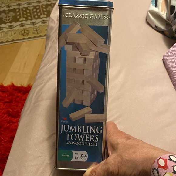 Jumbeling Towers | Toys | Jumbling Towers 48 Wood Pieces For Age 6 ...